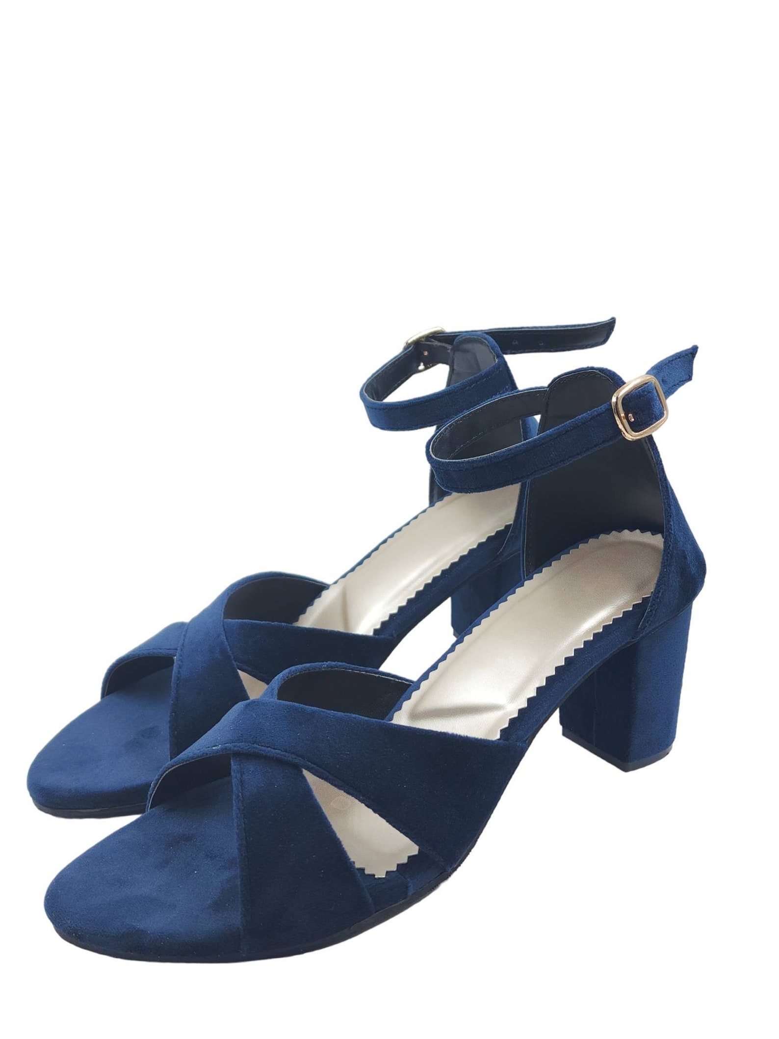Dark Blue Wedding Sandals for Bride Navy Blue Heels Bridal - Etsy