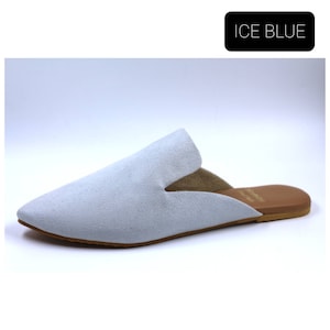 Mules, Mule Shoes for Women, Vegan Suede Mules, Women's Mules, Slippers ...