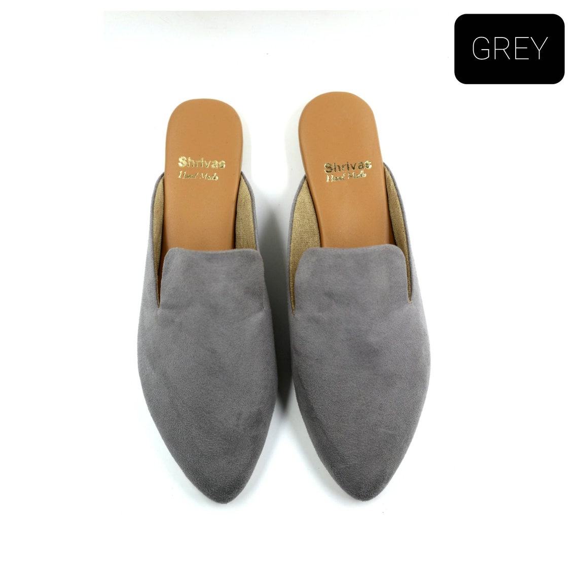 Mules, Mule Shoes for Women, Vegan Suede Mules, Women's Mules, Slippers ...