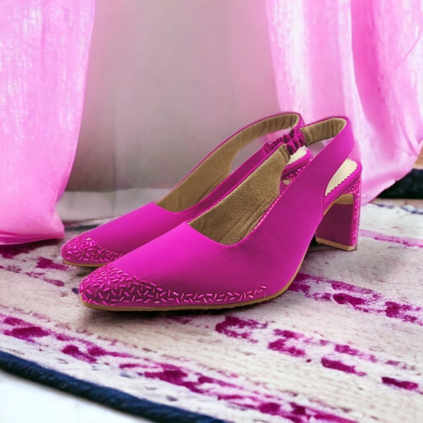 Hot Pink Pumps - Etsy