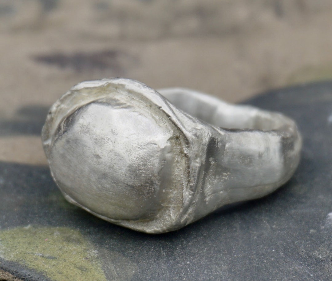 Silver Dome Ring ,solid Silver Ring - Etsy