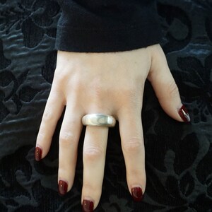 Bubble Silver Band Ring - Etsy