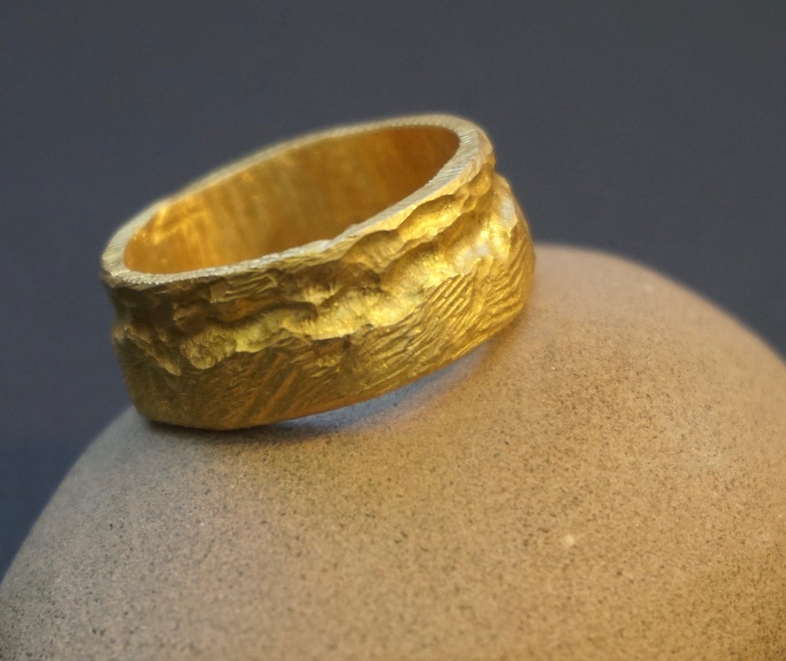 Woman Brass Texture Band - Etsy