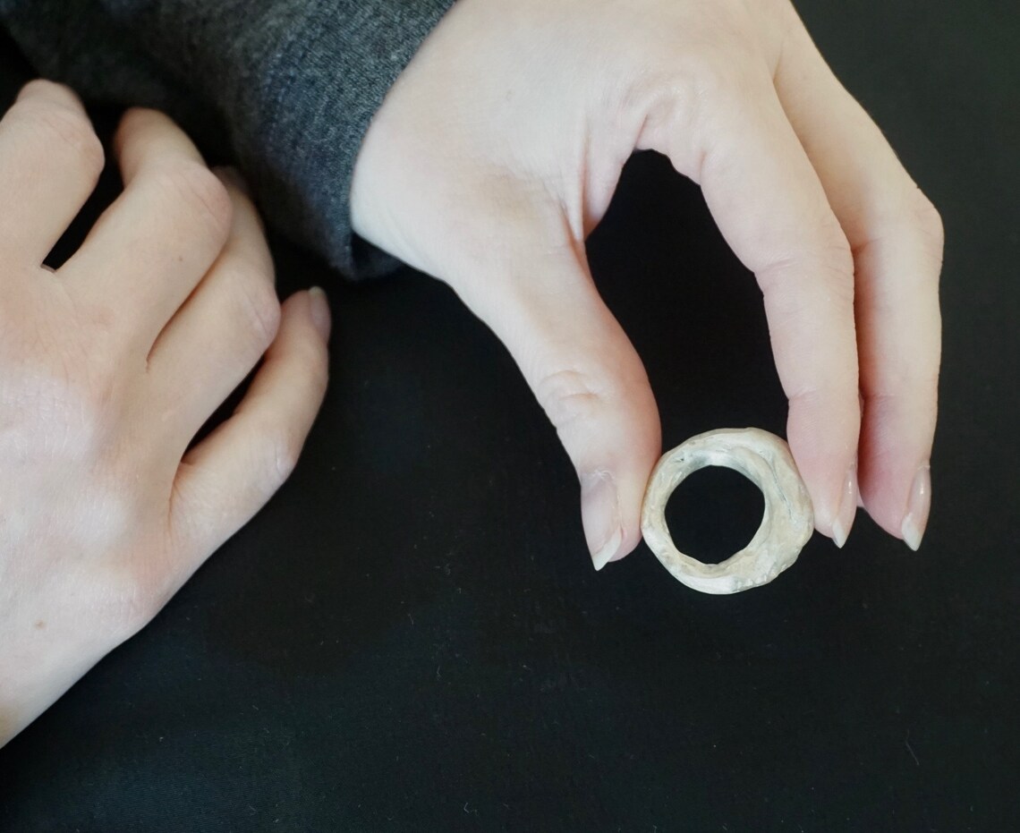 Chunky sculpted ring material look ring African design | Etsy