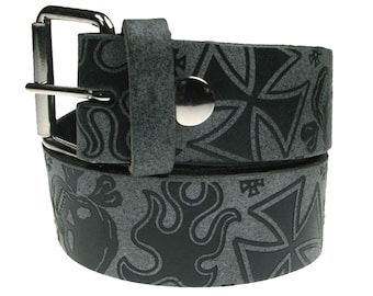 Music Notes, Real Leather Pink Belt 1.5 Inch/38mm, Sizes S, M, L, XL ...