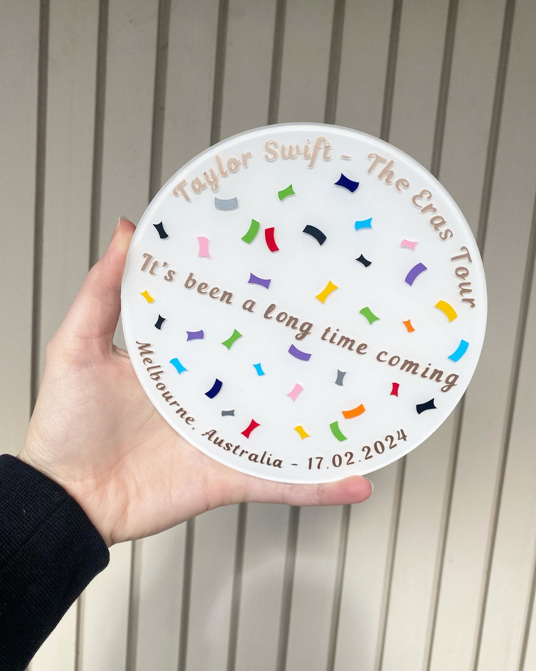 The Eras Tour Taylor Swift Tour Plaque - Etsy