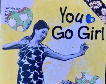 You Go Girl! Card - Etsy