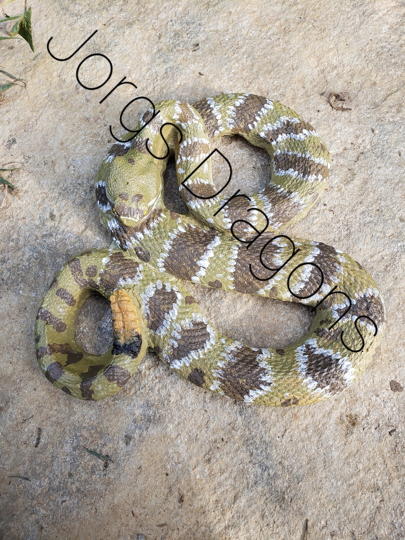 Rattle Snake Garden Statue - Etsy