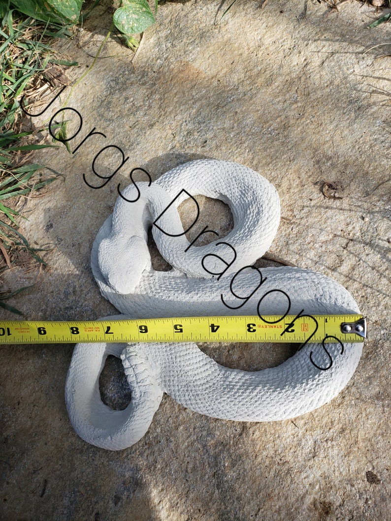 Rattle Snake Garden Statue - Etsy