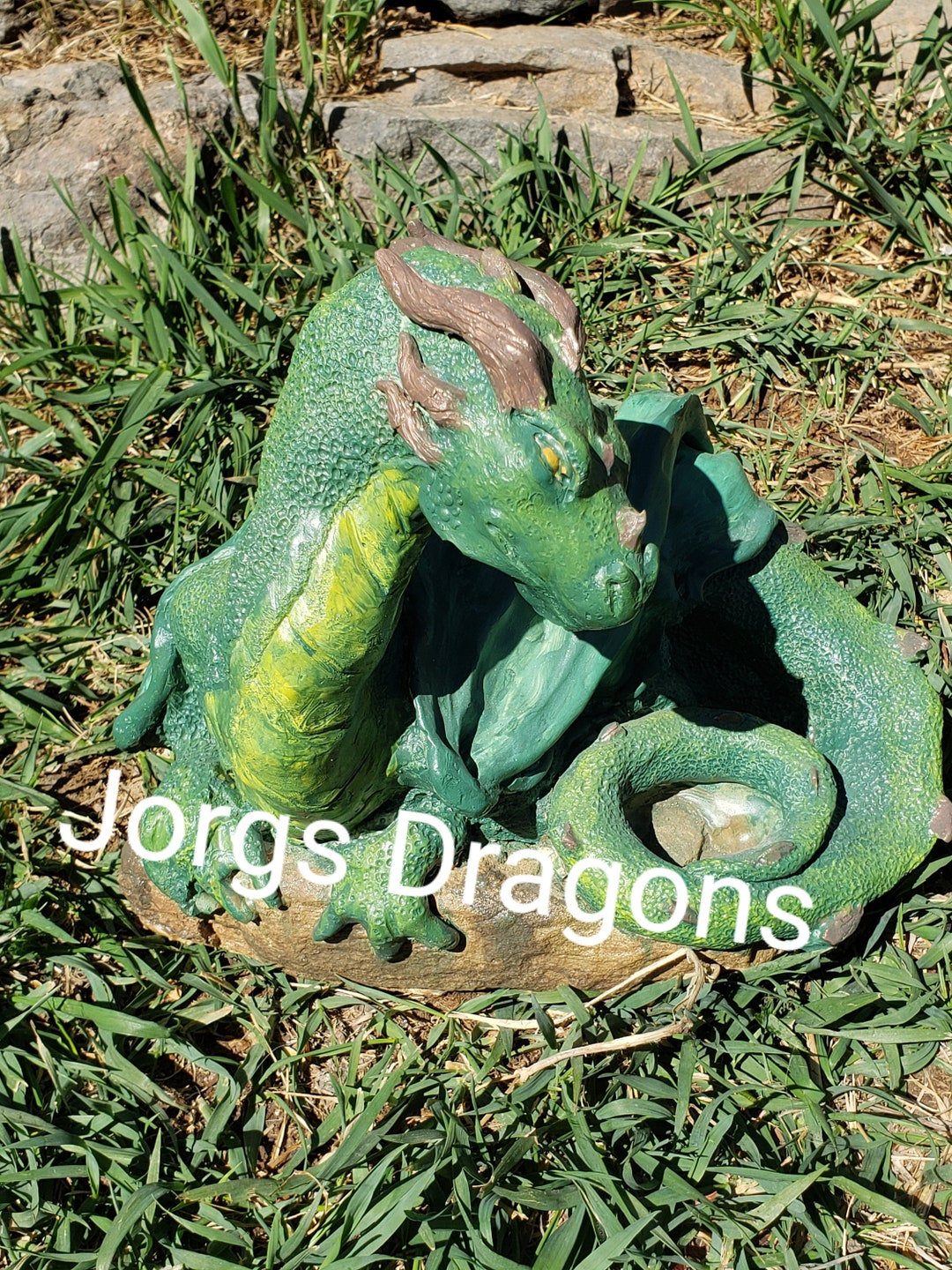 Dragon Garden Statue - Etsy