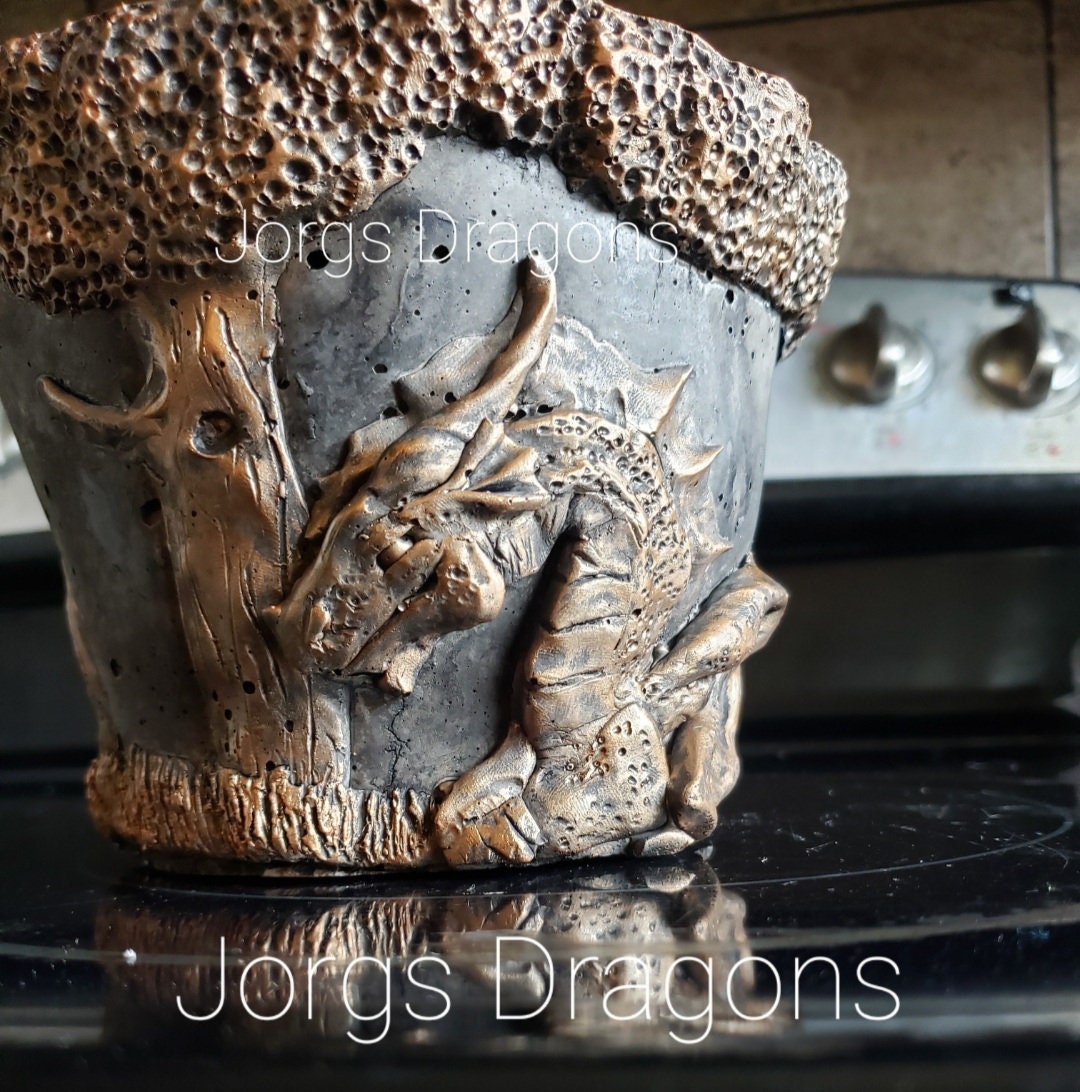 Dragon Flower Pot - Etsy