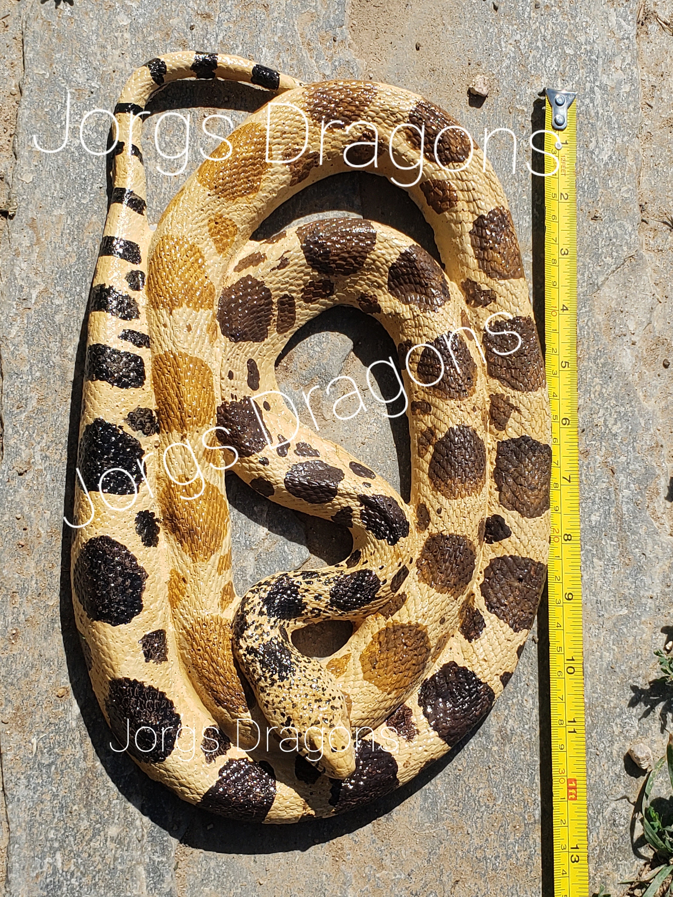 Bull Snake Garden Statue - Etsy