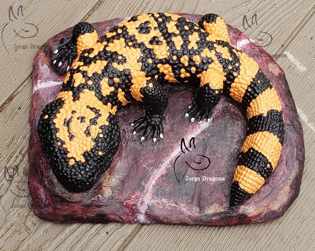 Gila Monster Garden Statue - Etsy