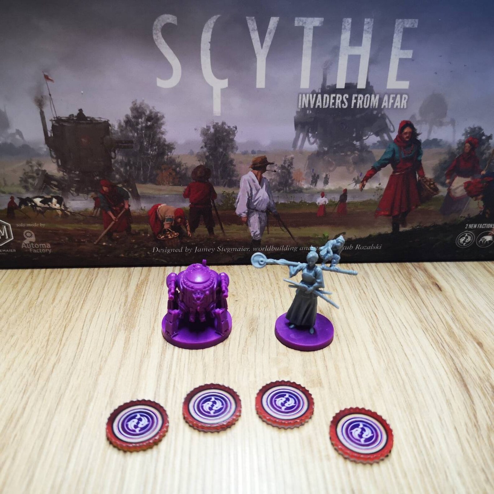 Scythe : Invaders From Afar Upgrade Tokens - Etsy
