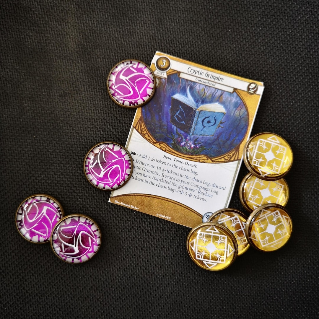 Arkham Horror LCG - Innsmouth Conspiracy Blessed and Cursed Tokens - Etsy