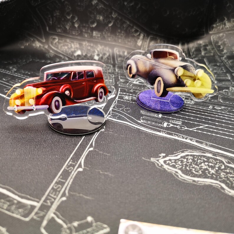 Arkham Horror Cars Standees and Tokens | Etsy
