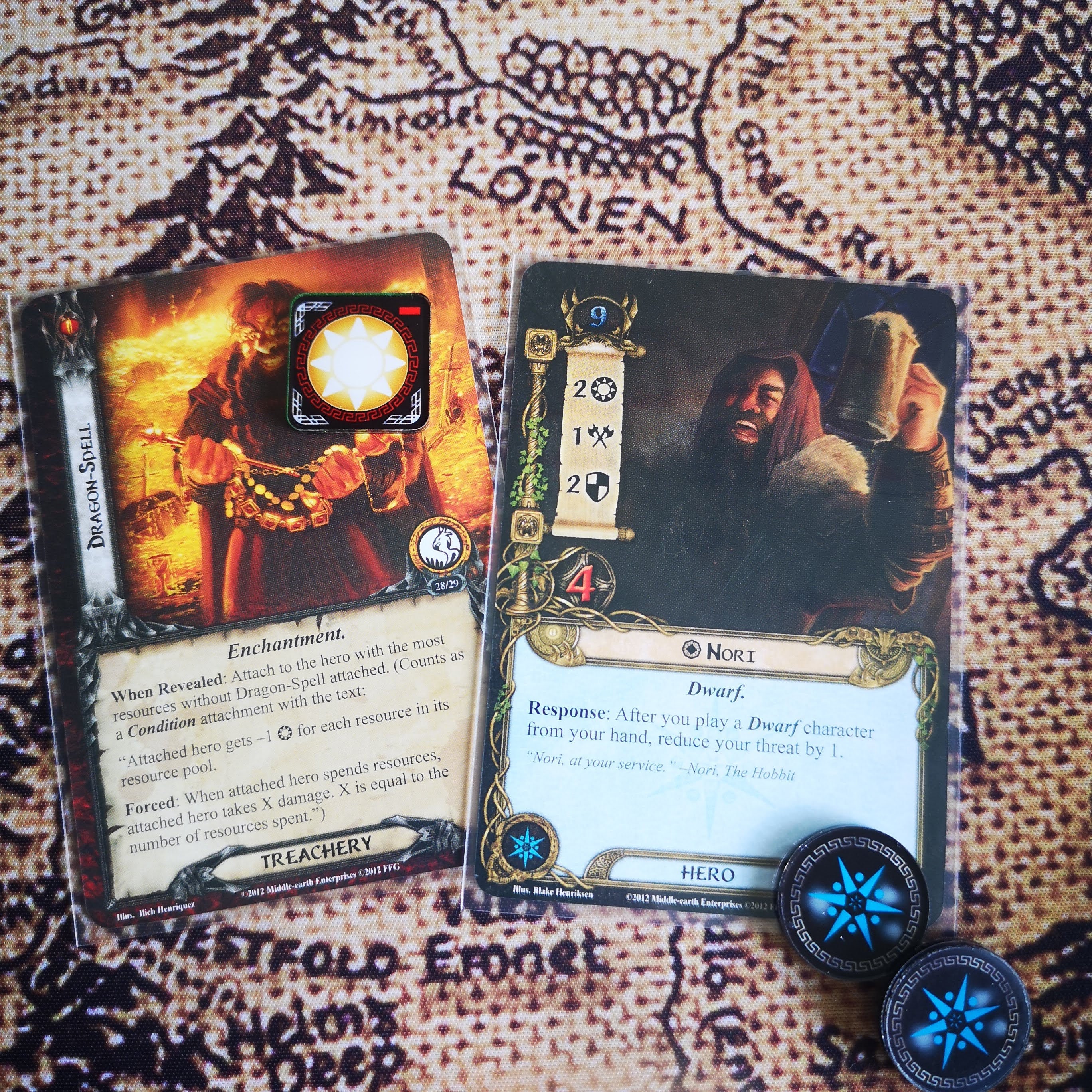 Lord of the Rings LCG Tokens Resources Tokens Sphere of | Etsy