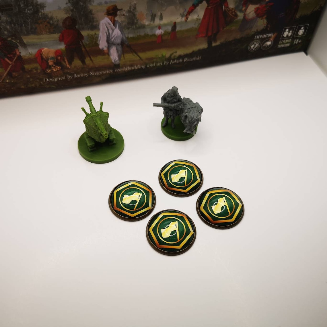 Scythe : Invaders From Afar Upgrade Tokens - Etsy