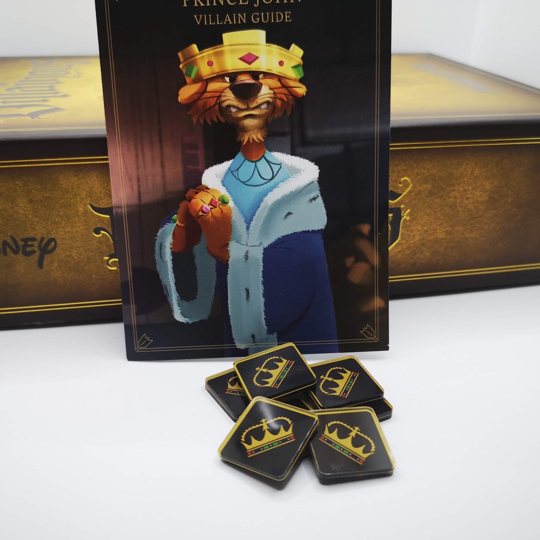 Villainous Prince John Tokens - Etsy