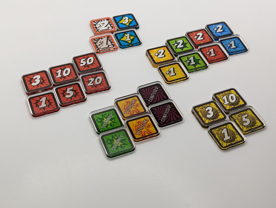 Marvel Champions LCG Tokens Set (fan Made) - 108 Pcs - Etsy