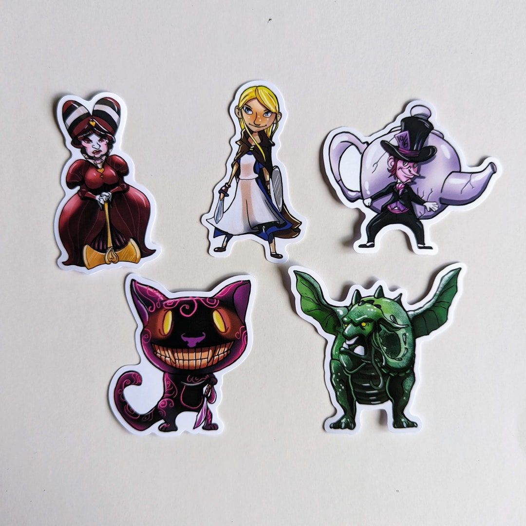 Wonderland's War Inspired Wonderlandians Vinyl Stickers - Unofficial ...