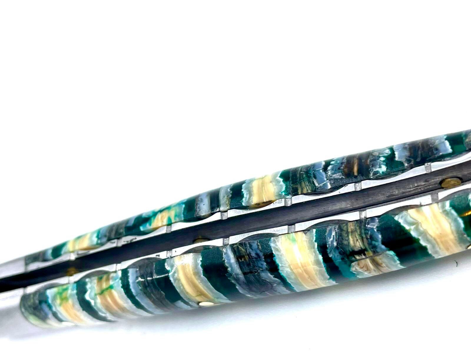 Green Mammoth Molar Laguiole Model Knife - Etsy