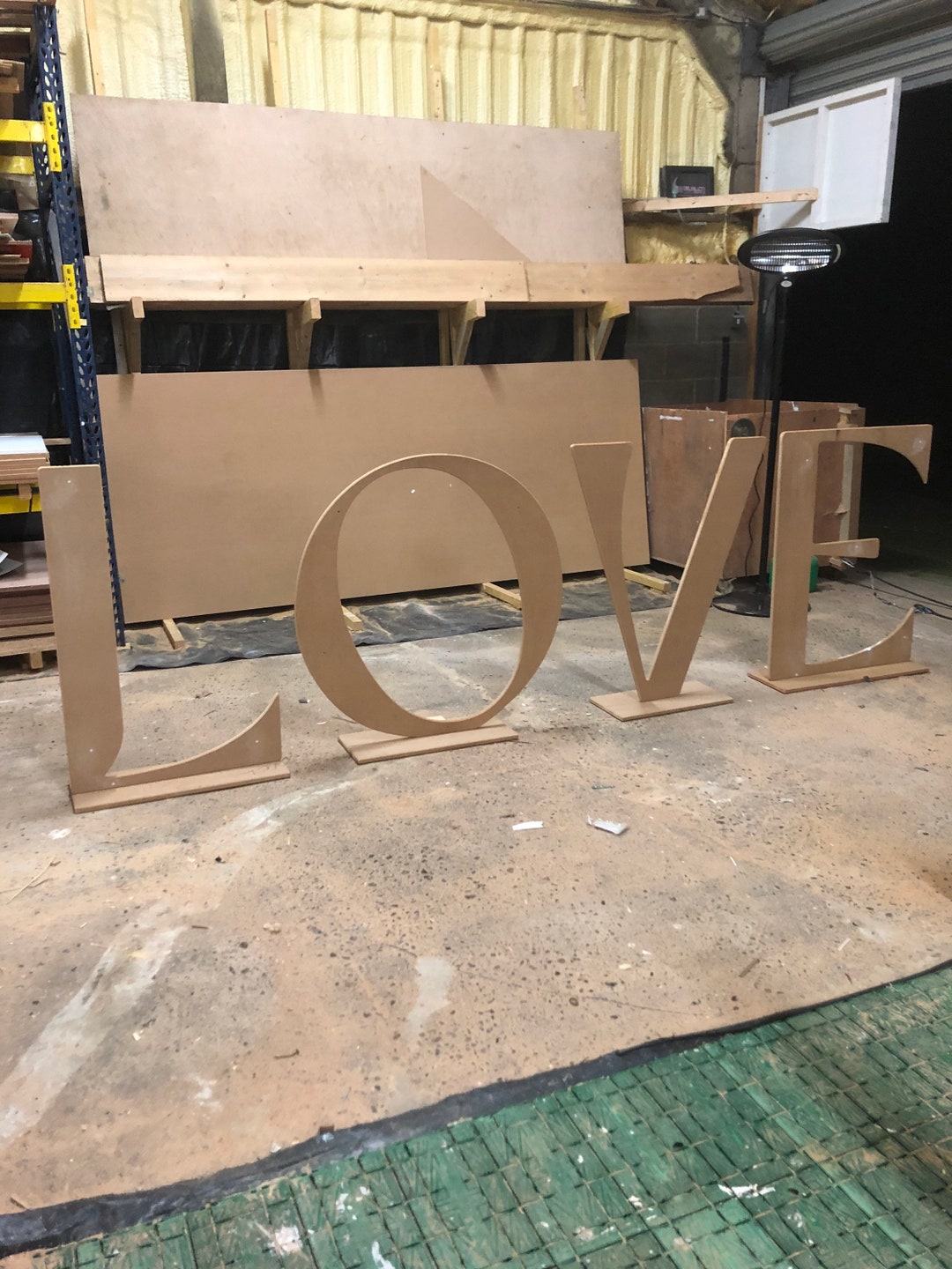 Love Sign 18mm Free Standing Sign Wedding Love Letters Sign - Etsy