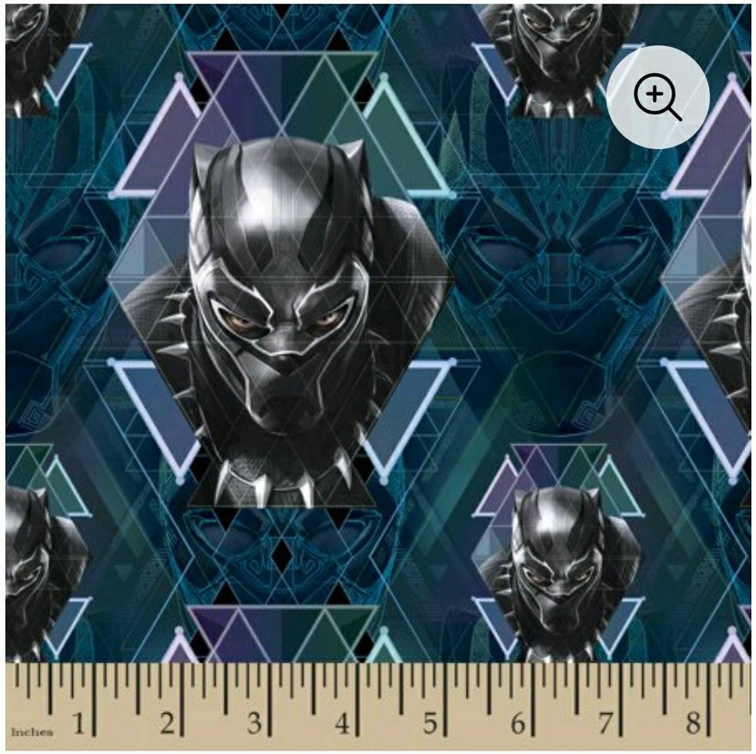 Black Panther Toss Heads Cotton Fabric. Fat Quarter. - Etsy