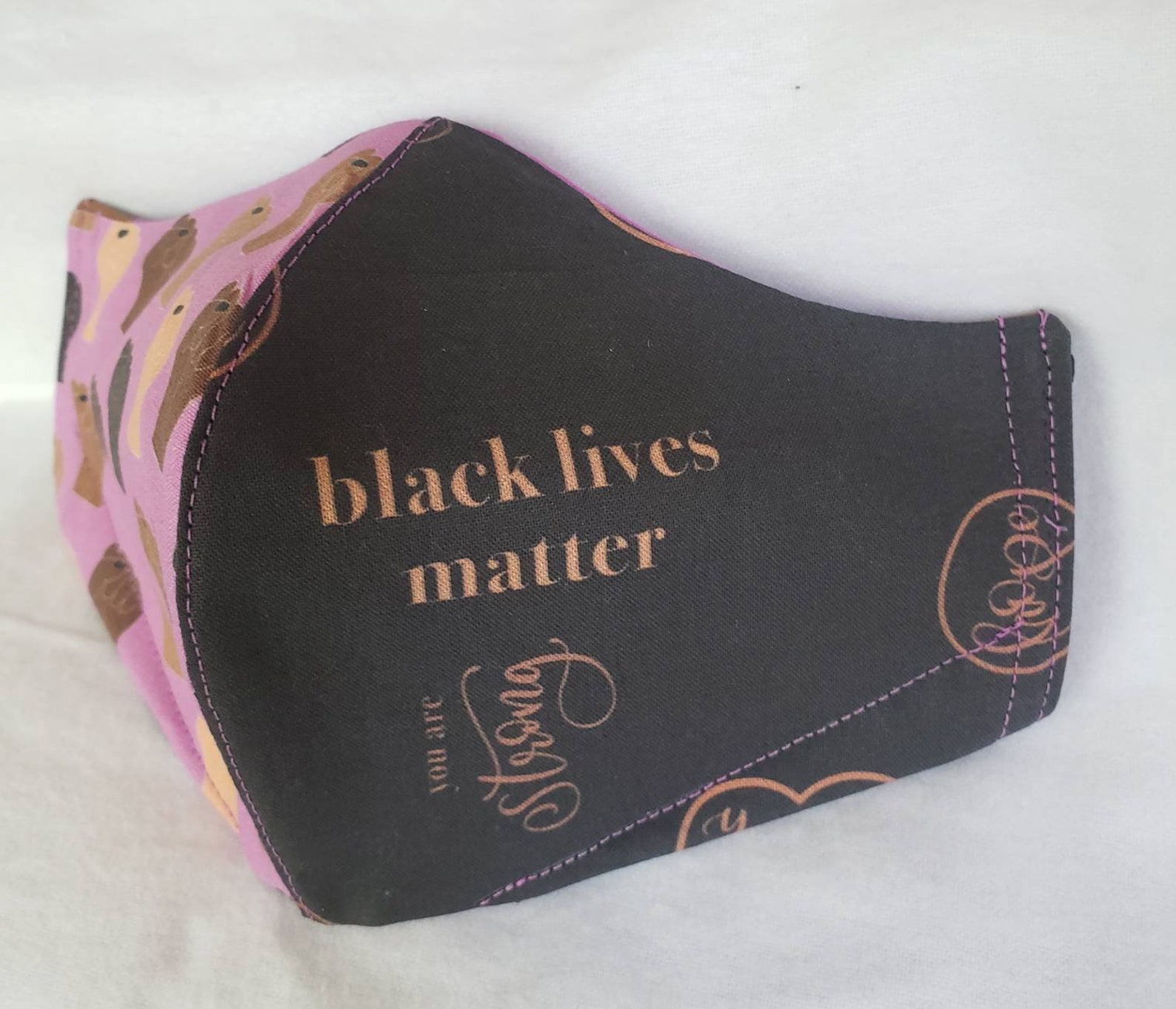 Soft & Sassy Black Lives Matter BLM Pink High Quality Face - Etsy