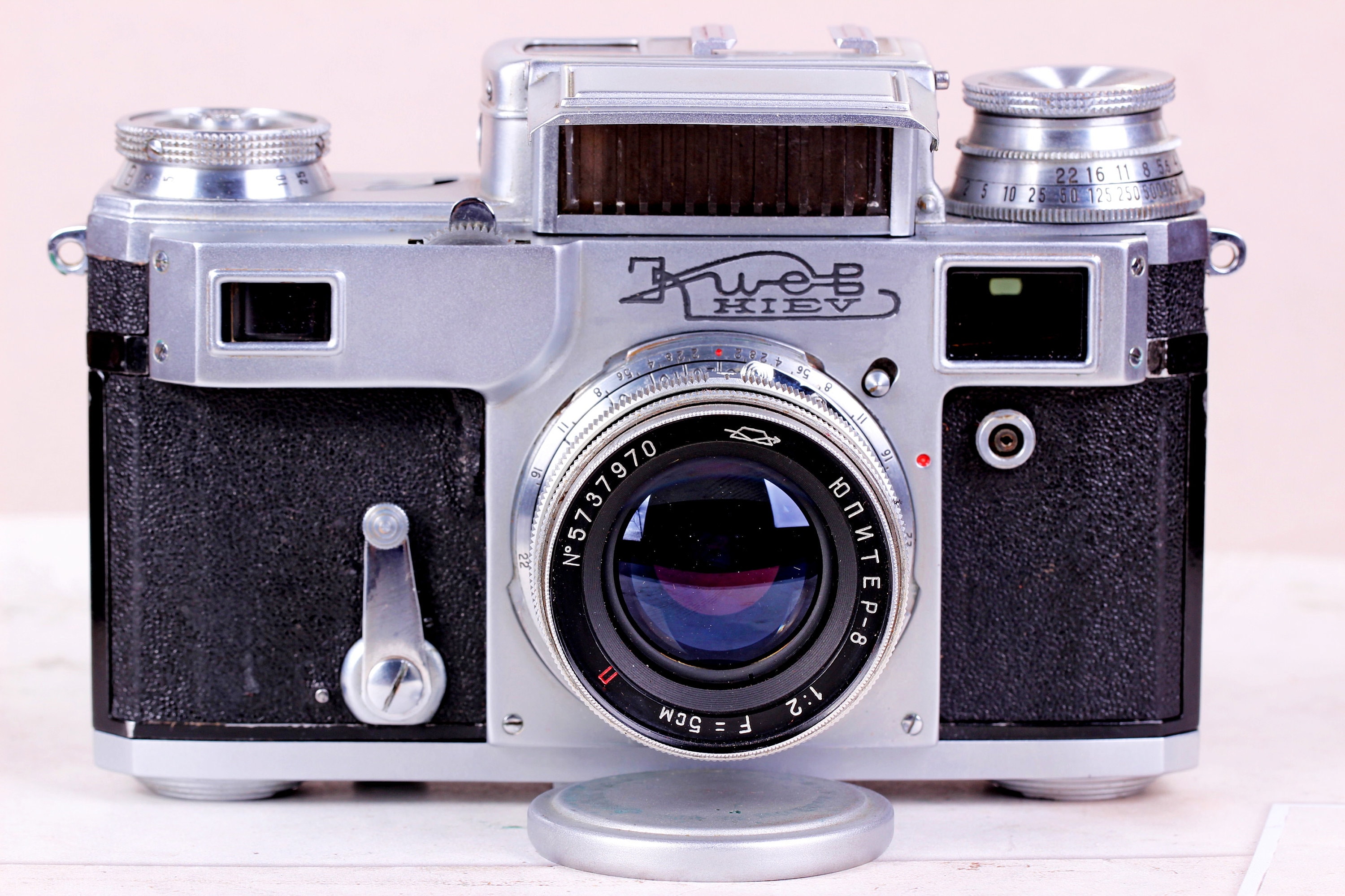 Kiev-4 Vintage Rangefinder Camera Jupiter-8M 50mm F2 2/50 | Etsy