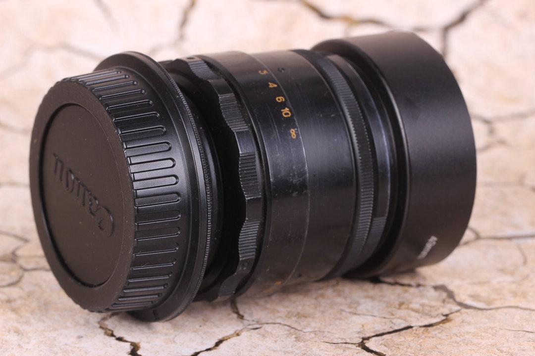 PETZVAL- Modified From HELIOS-44-2 58mm Vintage Soviet Lens Swirly Bokeh + Adapter Canon - Etsy