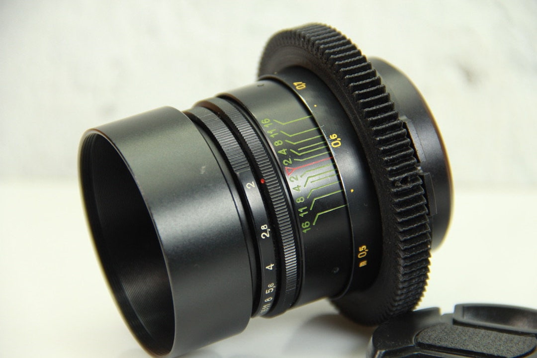Helios 44-2 58mm F/2.0 Soviet Lens Cine Mod Lens Vintage Lens, PL ...