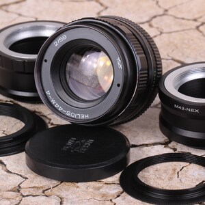 PETZVAL Swirly Bokeh Modified Lens From MC Helios-44m-4, Sony E Nex, Micro 4/3, Canon EOS, Nikon ...