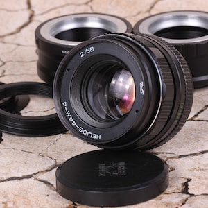 PETZVAL Swirly Bokeh Modified Lens From MC Helios-44m-4, Sony E Nex, Micro 4/3, Canon EOS, Nikon ...