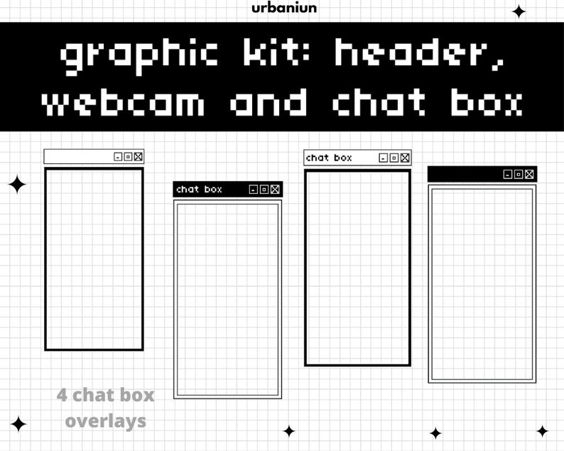 Aesthetic Windows Stream Overlay Package Twitch Overlay - Etsy Canada
