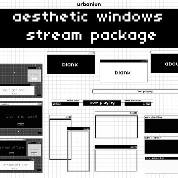 Windows Twitch Overlay - Etsy
