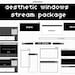 Aesthetic Windows Stream Overlay Package Twitch Overlay - Etsy Canada