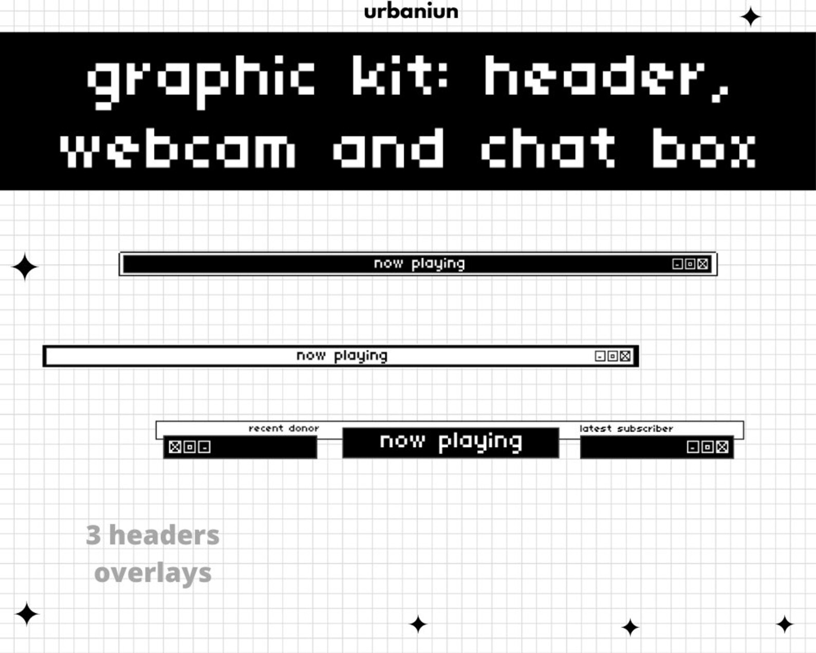 Aesthetic Windows Stream Overlay Package Twitch Overlay - Etsy Canada