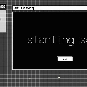 Stream Animated Twitch Overlay Black Pop up Window Box | Etsy