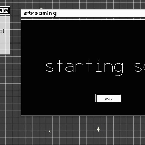 Stream Animated Twitch Overlay Black Pop up Window Box | Etsy