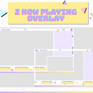 Retro Twitch Overlay Animated Package 90s Stream Package - Etsy