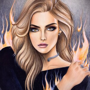 Lidia Cervos Art Print - Etsy