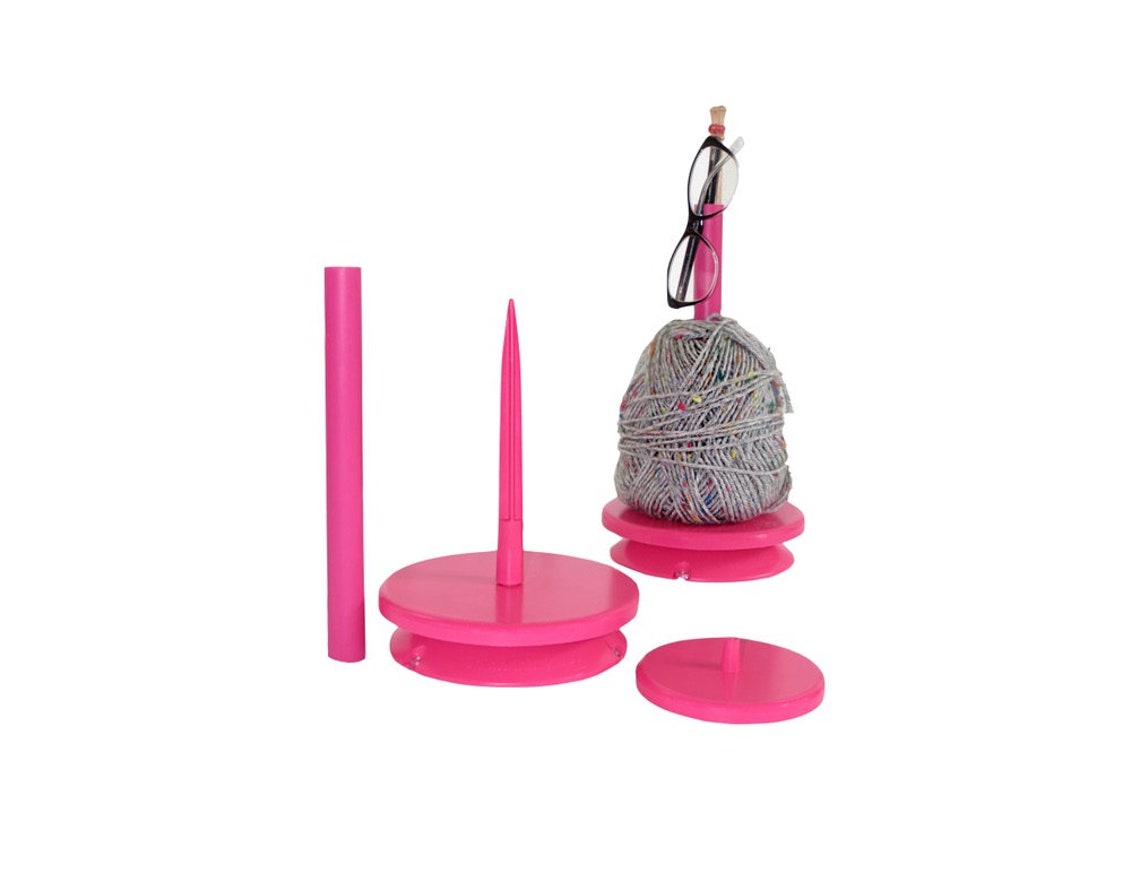 Spinnknitty Yarn Station Magenta Yarn Tower Yarn Winder | Etsy