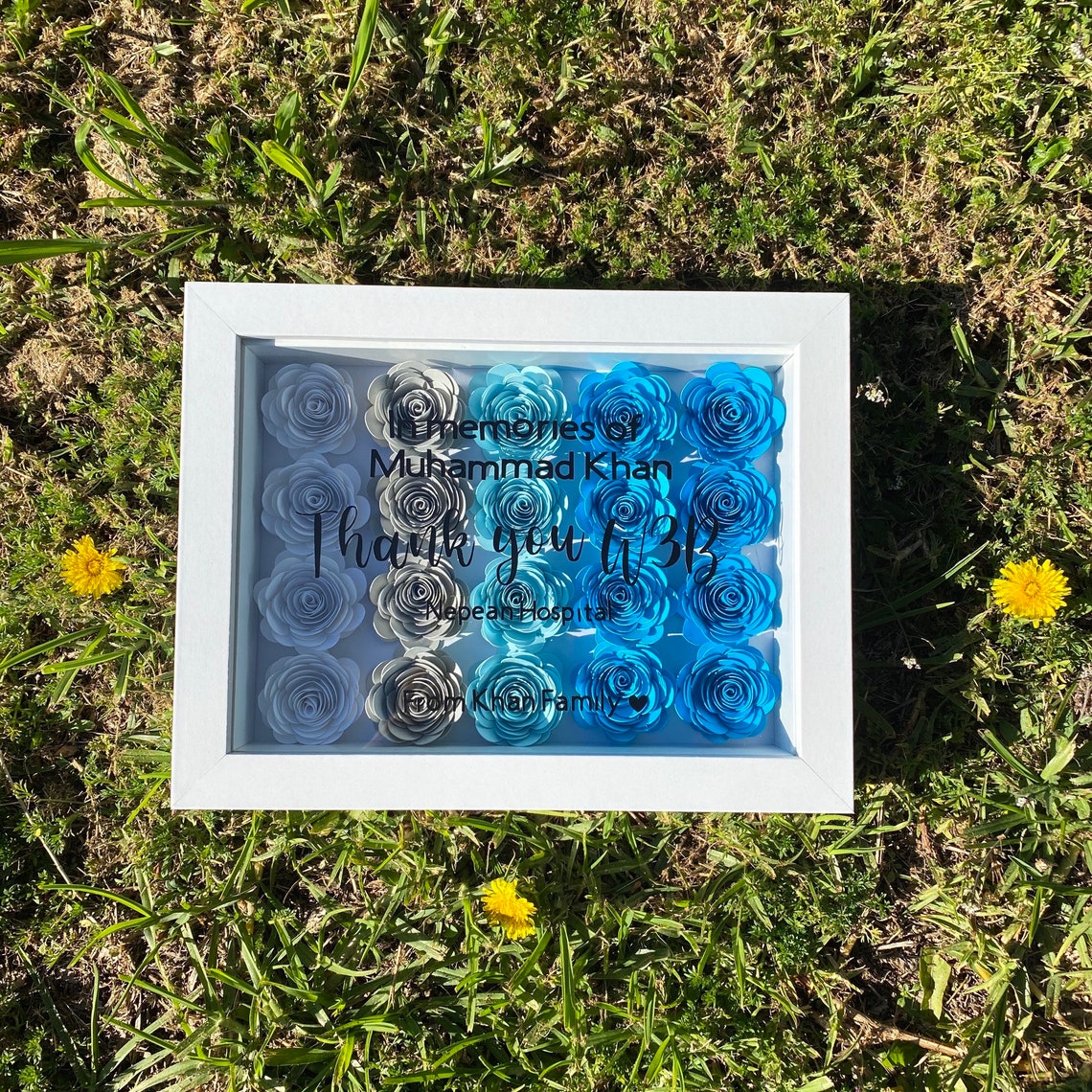 Gradient Tone Shadow Box Frame - Etsy