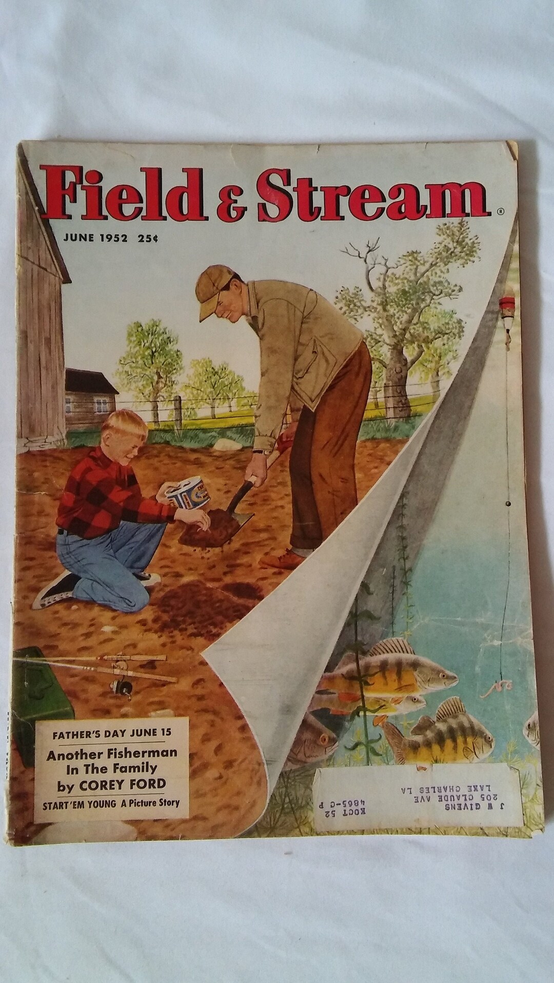 June 1952 Field & Stream 130 Pages, Complete W/binder Cover Pages ...
