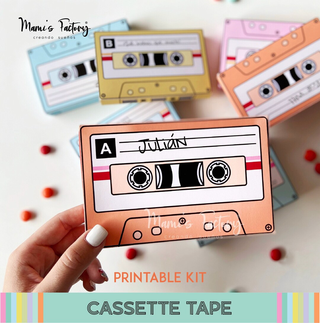Free Printable Cassette Tape Templates – DXKDD