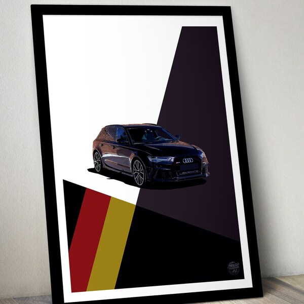 Audi R8 V10 Print Audi R8 Wall Art, Supercar Print, Audi R8 Gifts, Audi ...