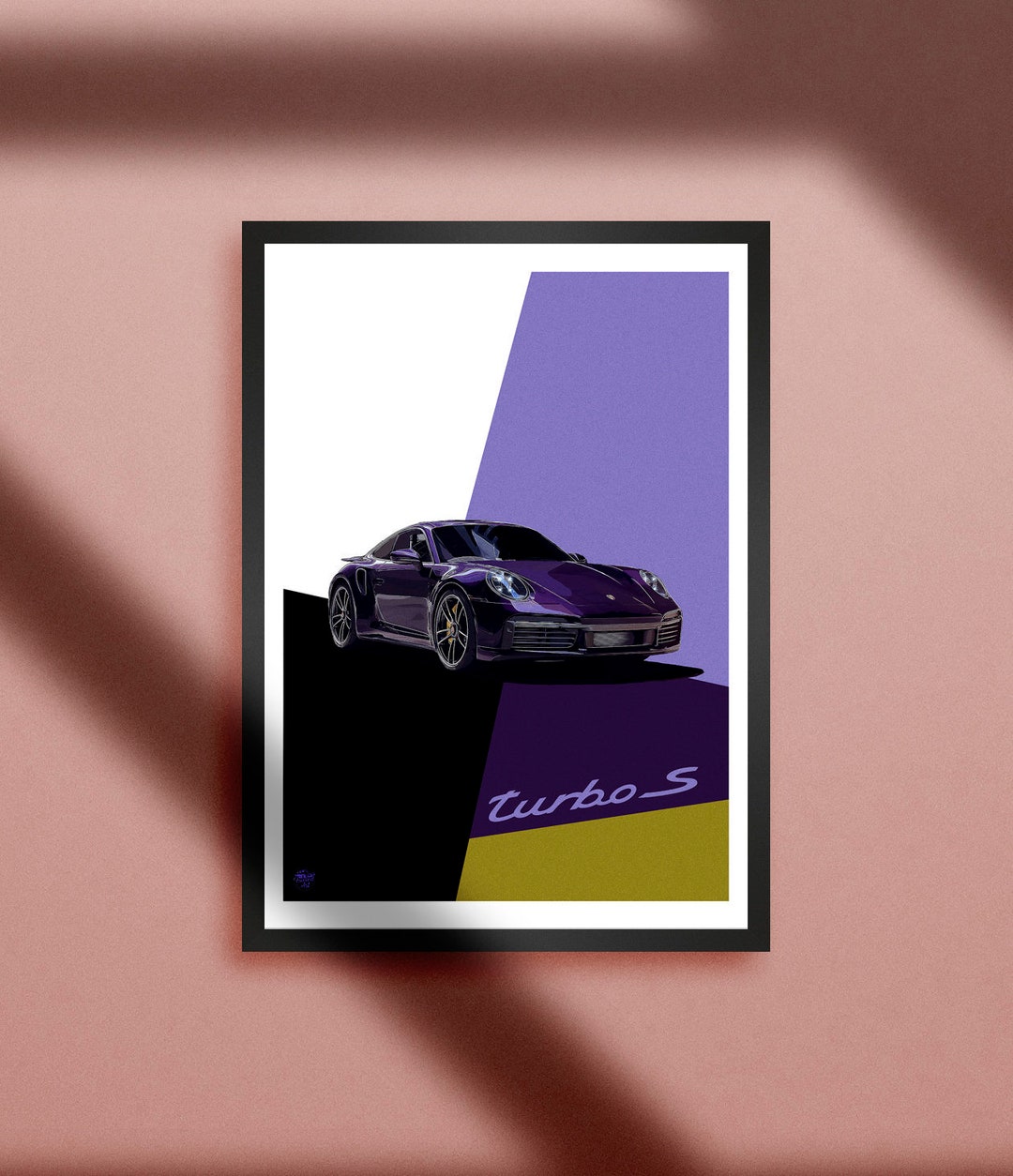 Porsche 911 991 Turbo S Print Porsche 911 991 Turbo Wall Art, Porsche ...