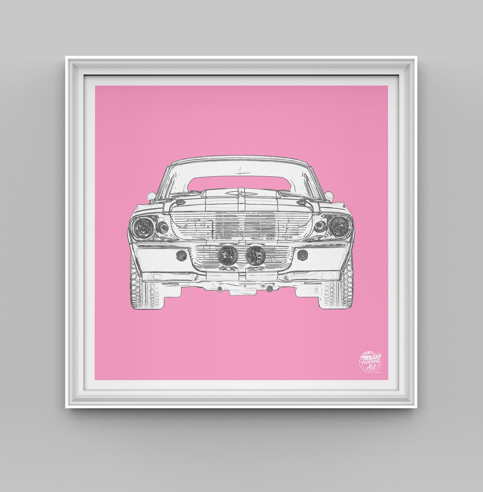 Ford Mustang GT500 Print Ford Wall Art, Ford Mustang Wall Art, Ford ...
