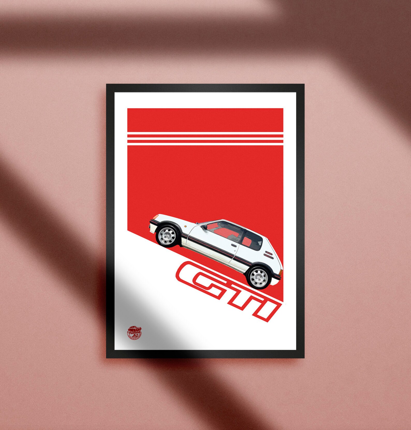 Peugeot 205 GTI Print Peugeot 205 GTI Poster Hot Hatch - Etsy